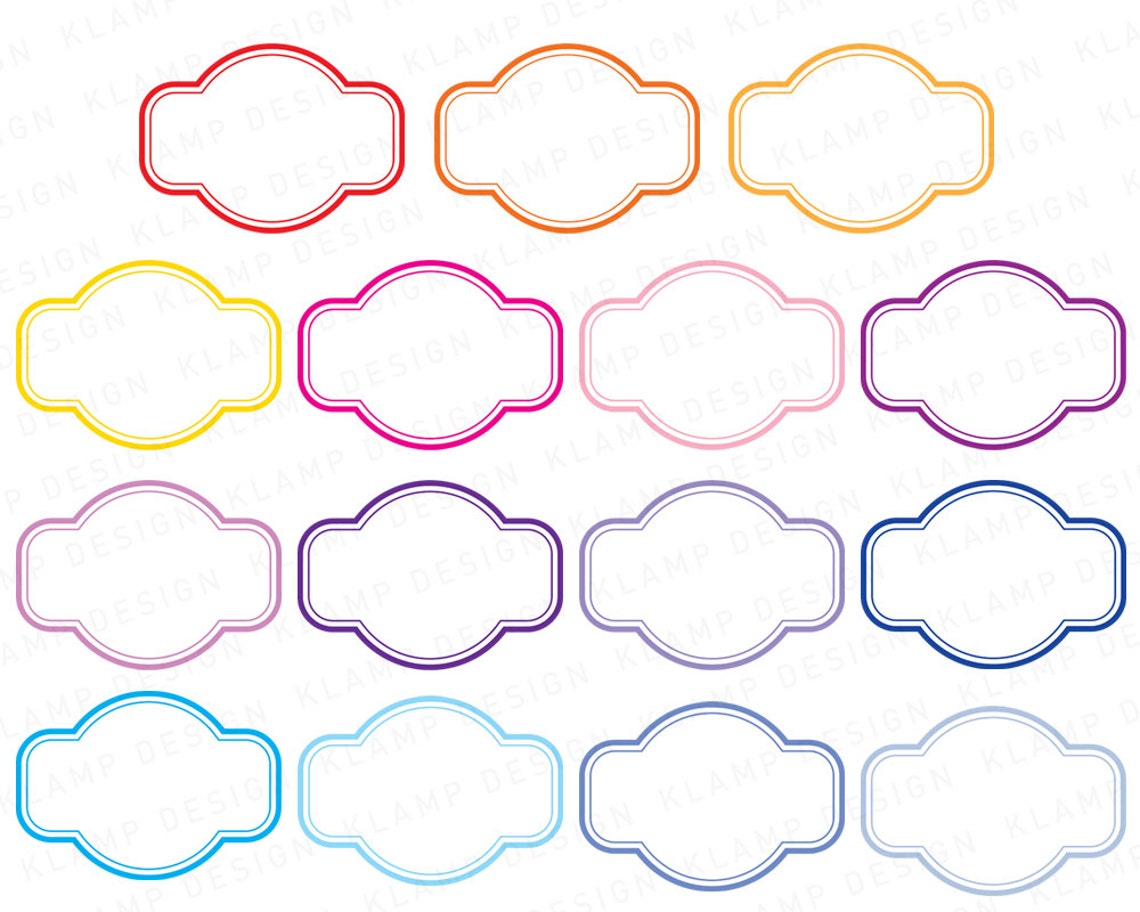 Frame Clipart: digital Frame Clipart Printable Frames, Clipart Frames ...