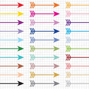 Arrow Clipart, Digital Arrow Clipart, Printable Arrow, Digital Arrows ...