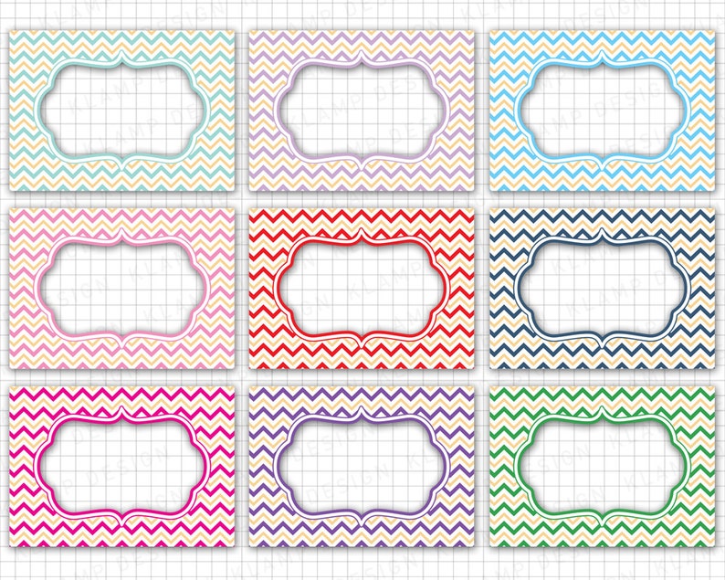 Frame Clipart: "digital Frames & Borders Clipart" Chevron Frame Clipart ...