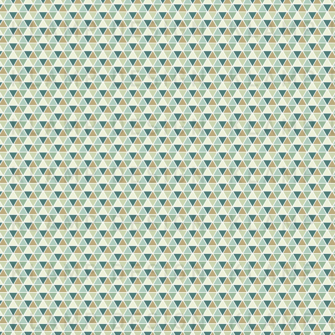 Green Digital Paper Pack, Geometric Digital Paper, Scrapbook Digital ...