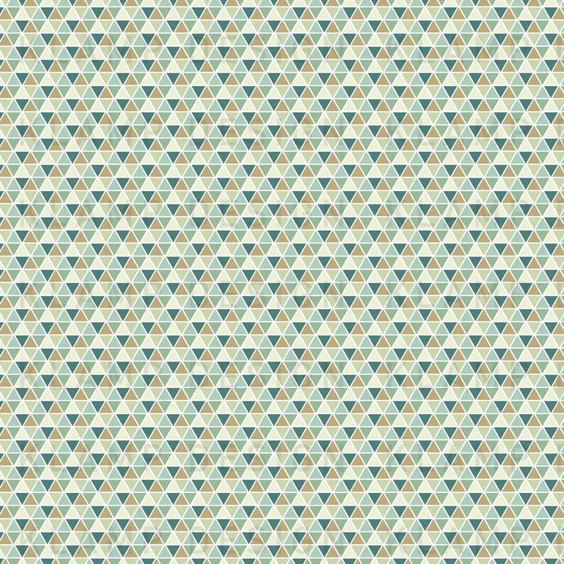 Green Digital Paper Pack, Geometric Digital Paper, Scrapbook Digital ...