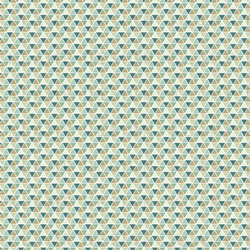 Green Digital Paper Pack, Geometric Digital Paper, Scrapbook Digital ...