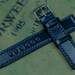 Horween Shell Cordovan Navy Full Stitch Leather Watch Strap - Etsy