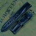 Horween Shell Cordovan Navy Half Padded Leather Watch Strap - Etsy