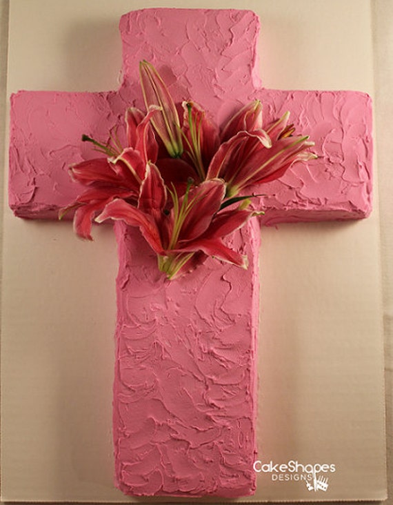 Printable Cross Cut-up Cake Pattern to Create a Cross Shaped | Etsy