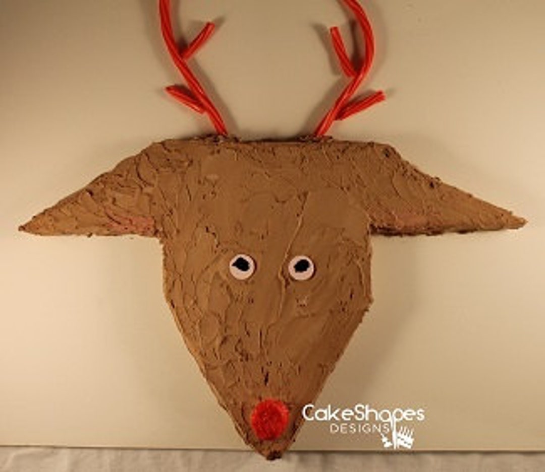 Reindeer Cut-up Cake Pattern - Etsy