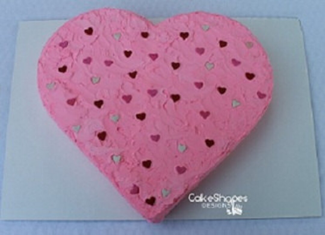 Heart Cut-up Cake for Engagement / Anniversary Party, Health Fair ...