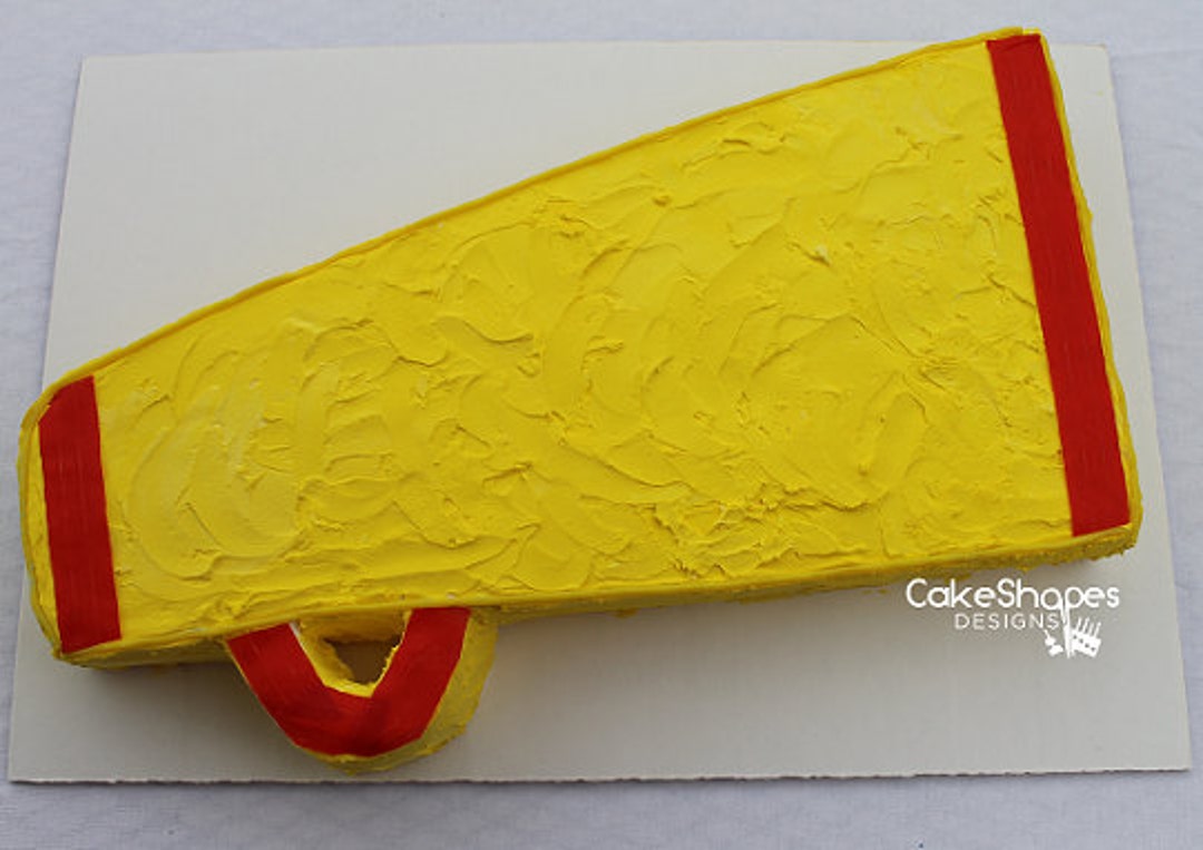 Printable Megaphone Cut-up Cake Pattern to Create a Megaphone Shaped ...