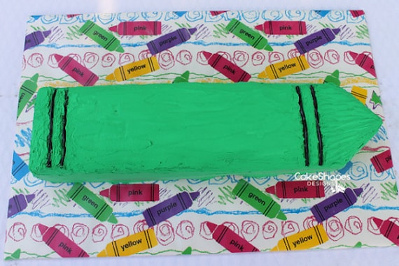 Printable Crayon Cut-up Cake Pattern to Create a Crayon Shaped | Etsy