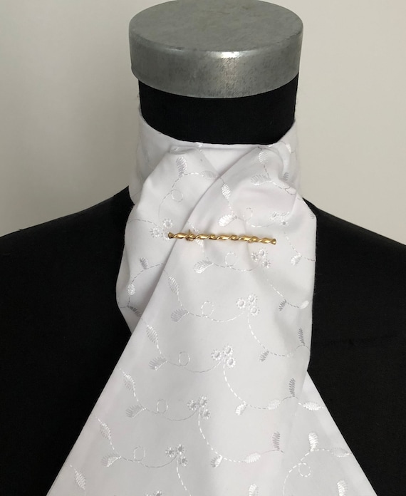 Dressage Hunting Eventing Equestrian Ready Tied Stock Tie - Etsy