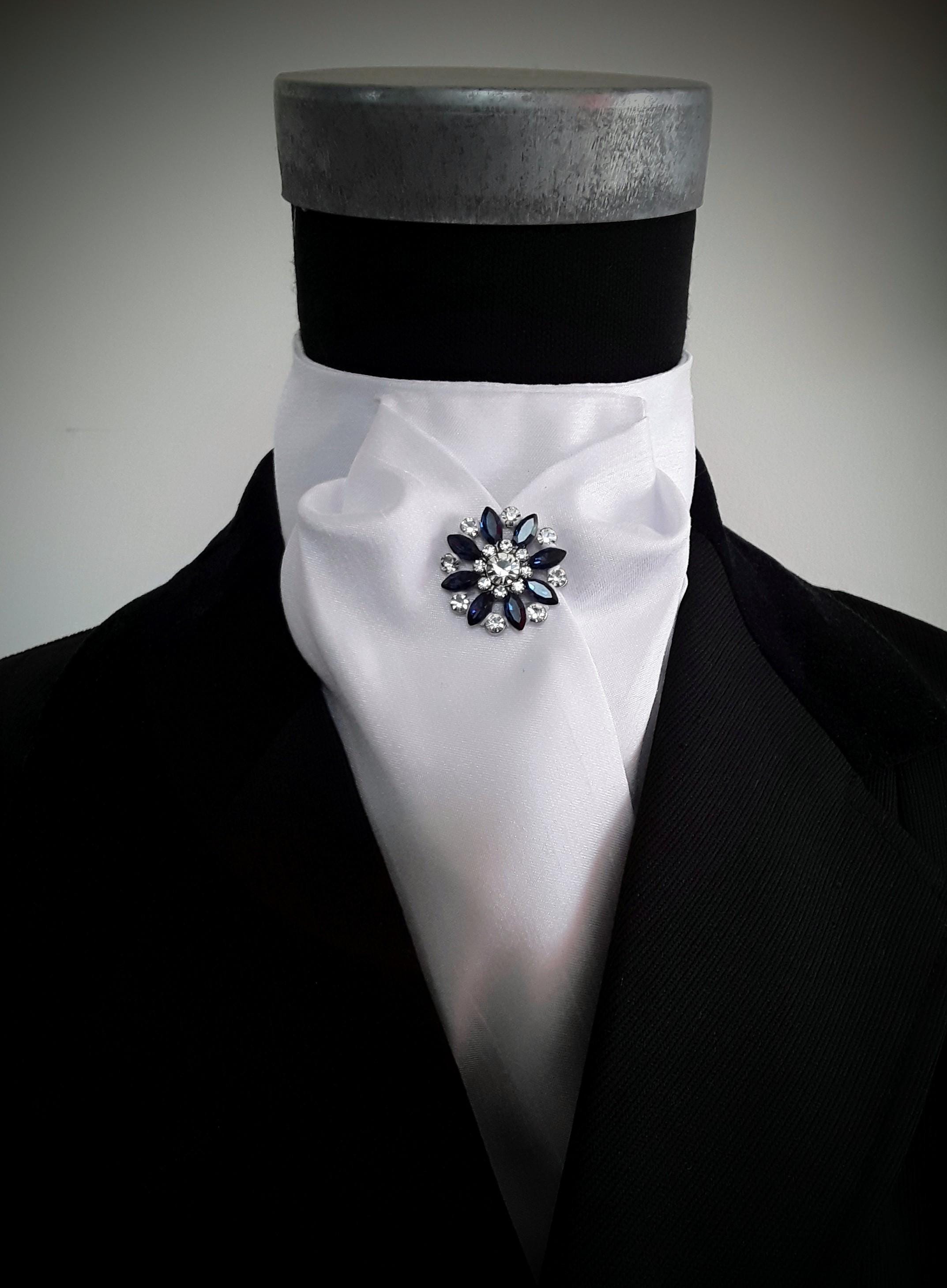 Ready Tied Equestrian Stock Tie Dressage/eventing/hunting - Etsy