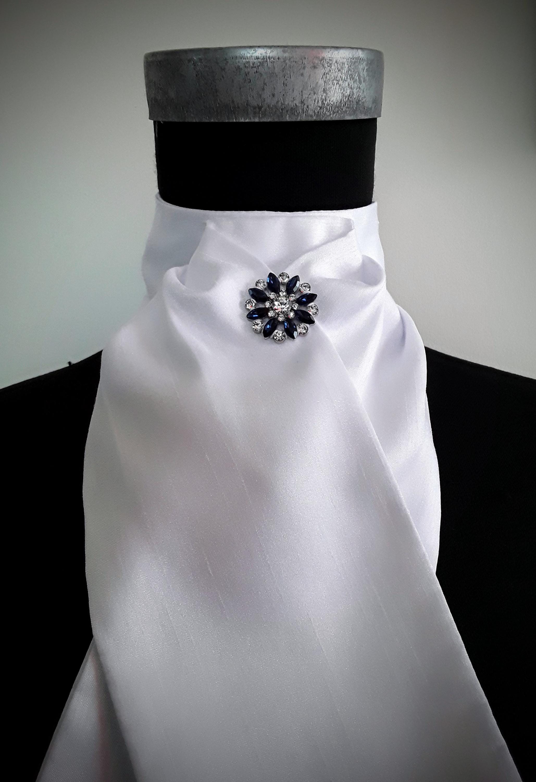Ready Tied Equestrian Stock Tie Dressage/eventing/hunting - Etsy
