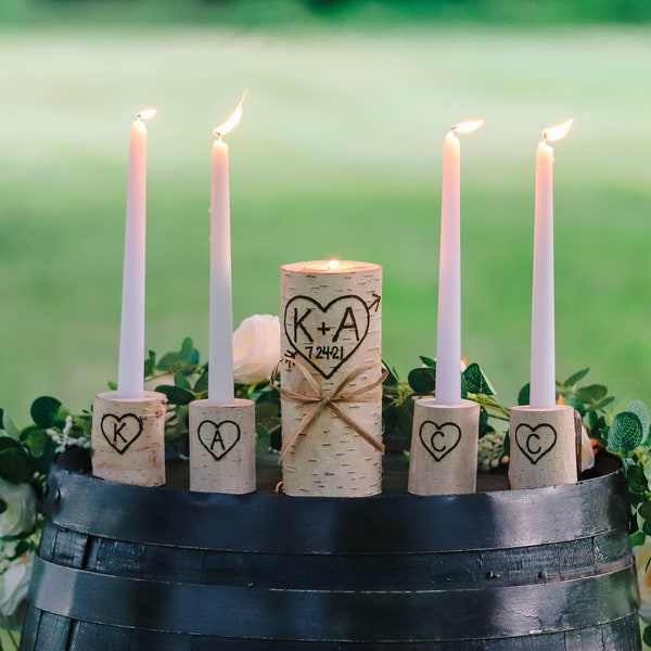 Rustic Unity Candle - Etsy