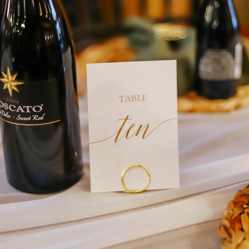 Circle Table Numbers - Etsy