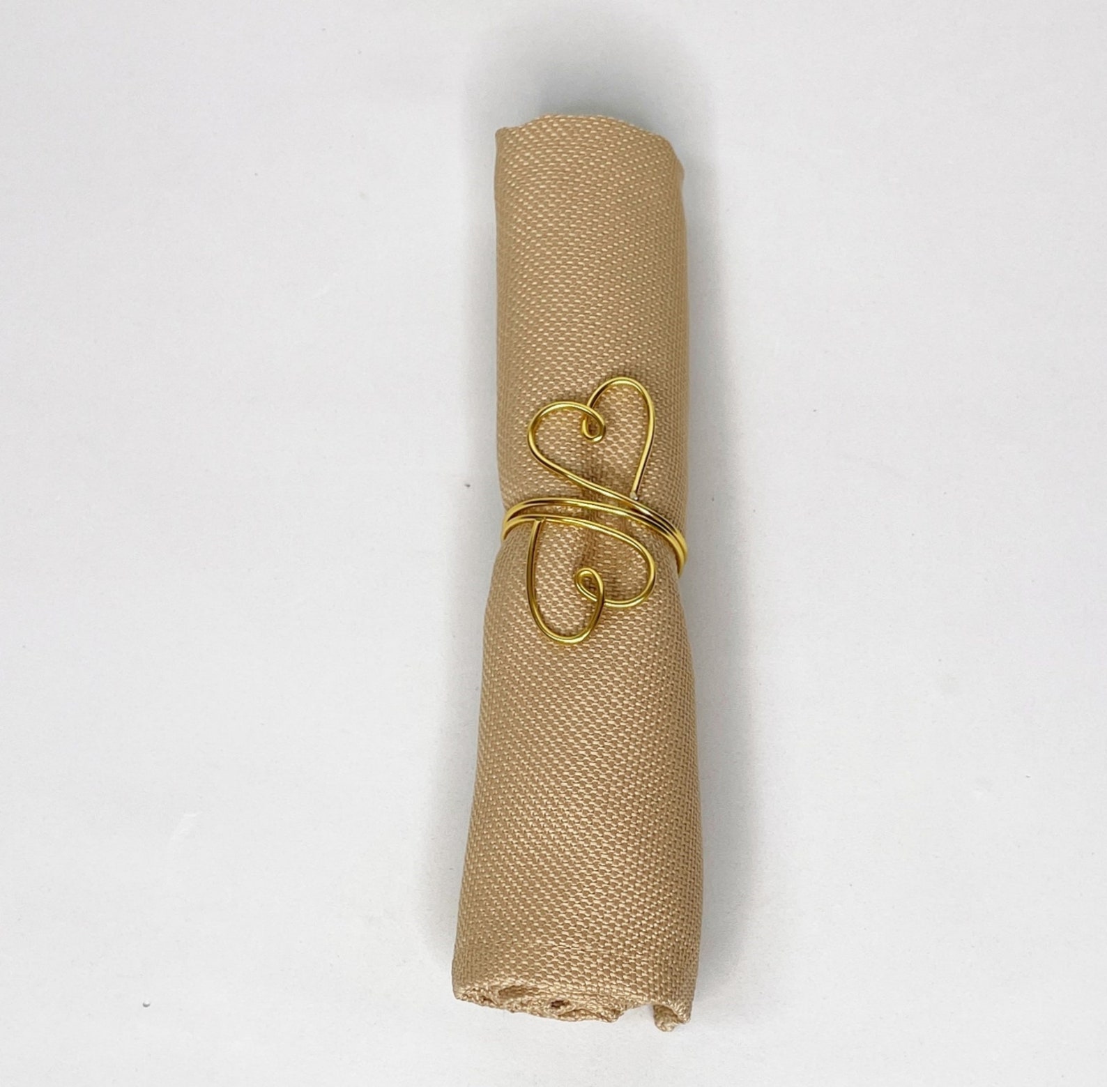 Heart Shaped Napkin Rings Set of 5 Wedding Napkin Holders - Etsy