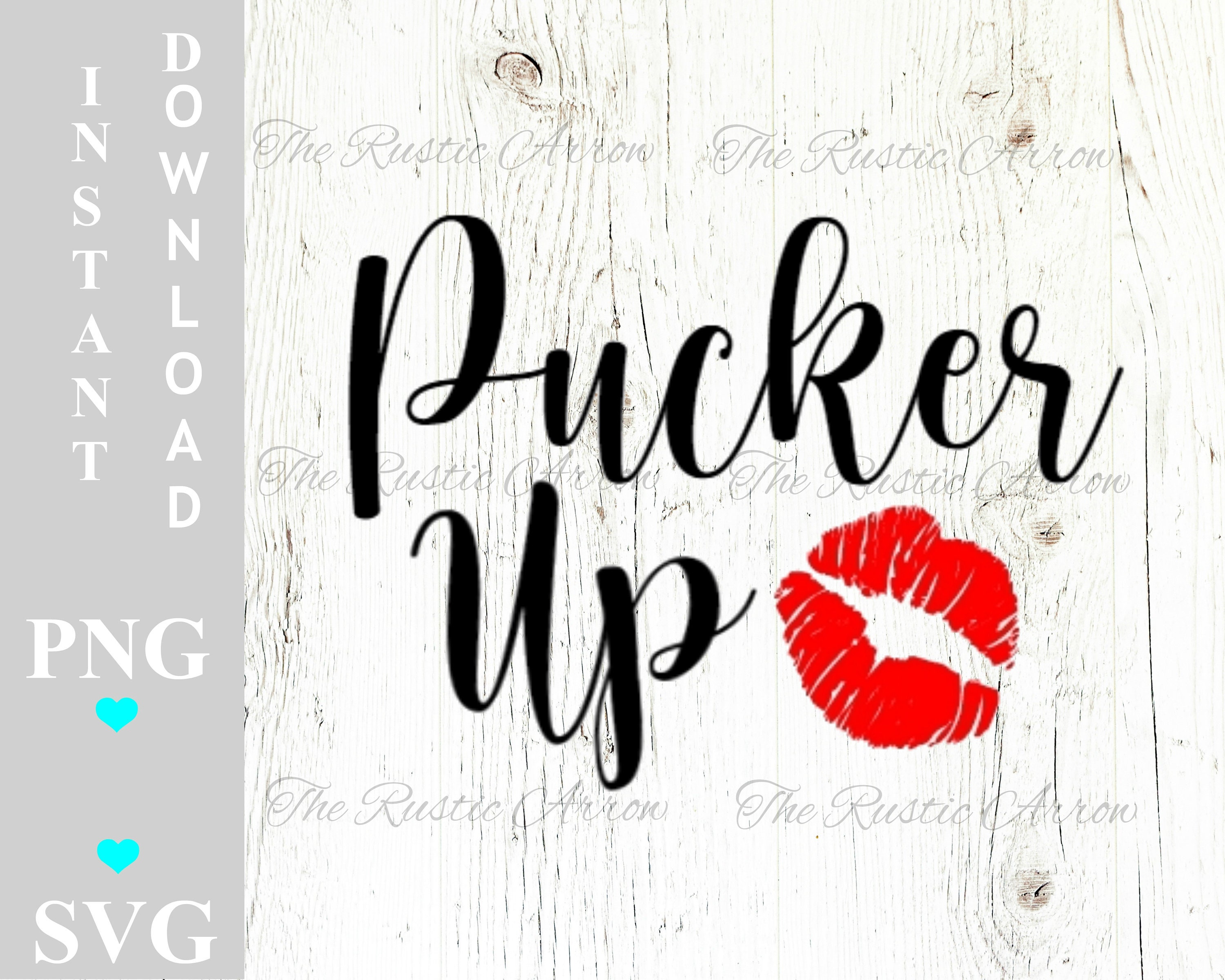 Pucker up Cut File - Etsy