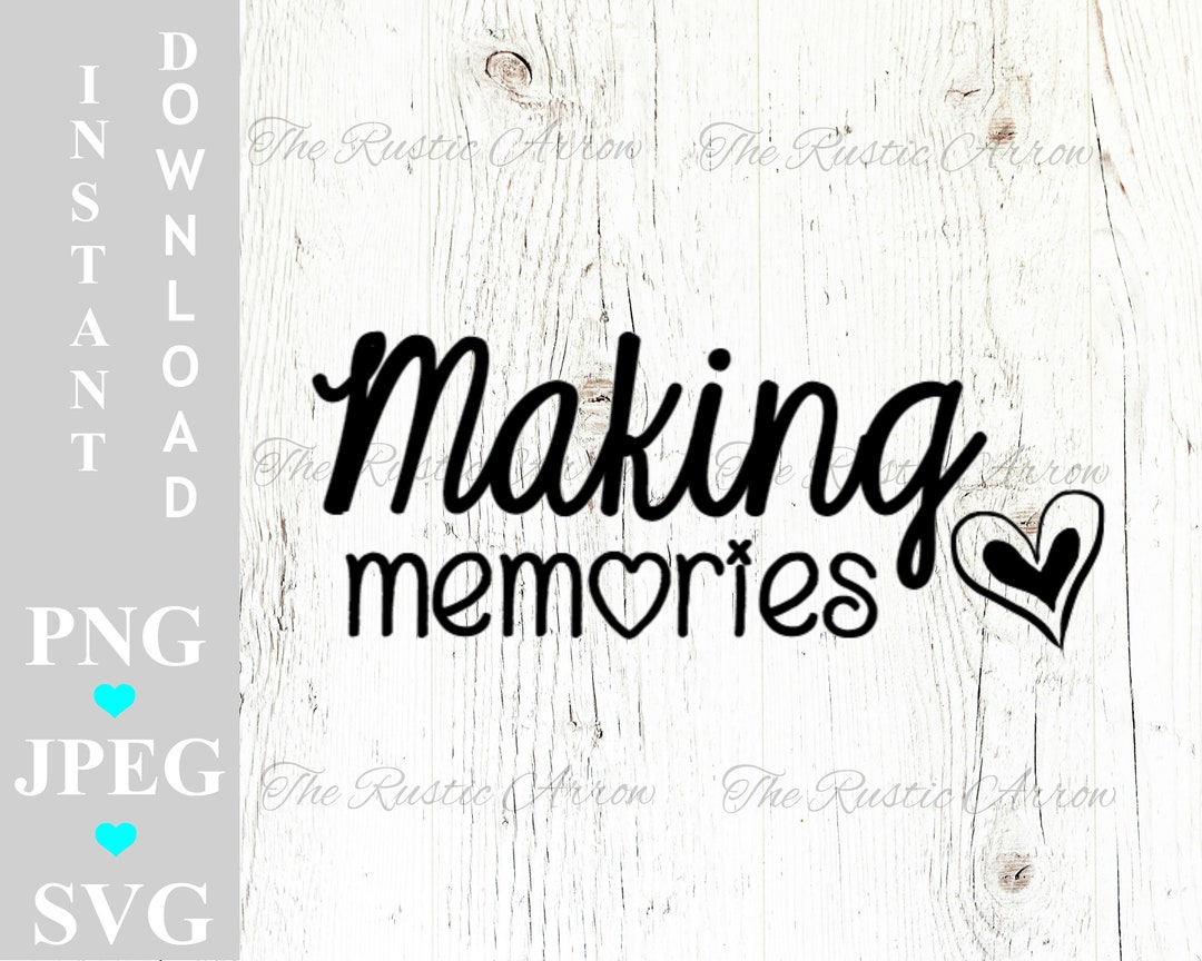 Making Memories Cut File - Etsy