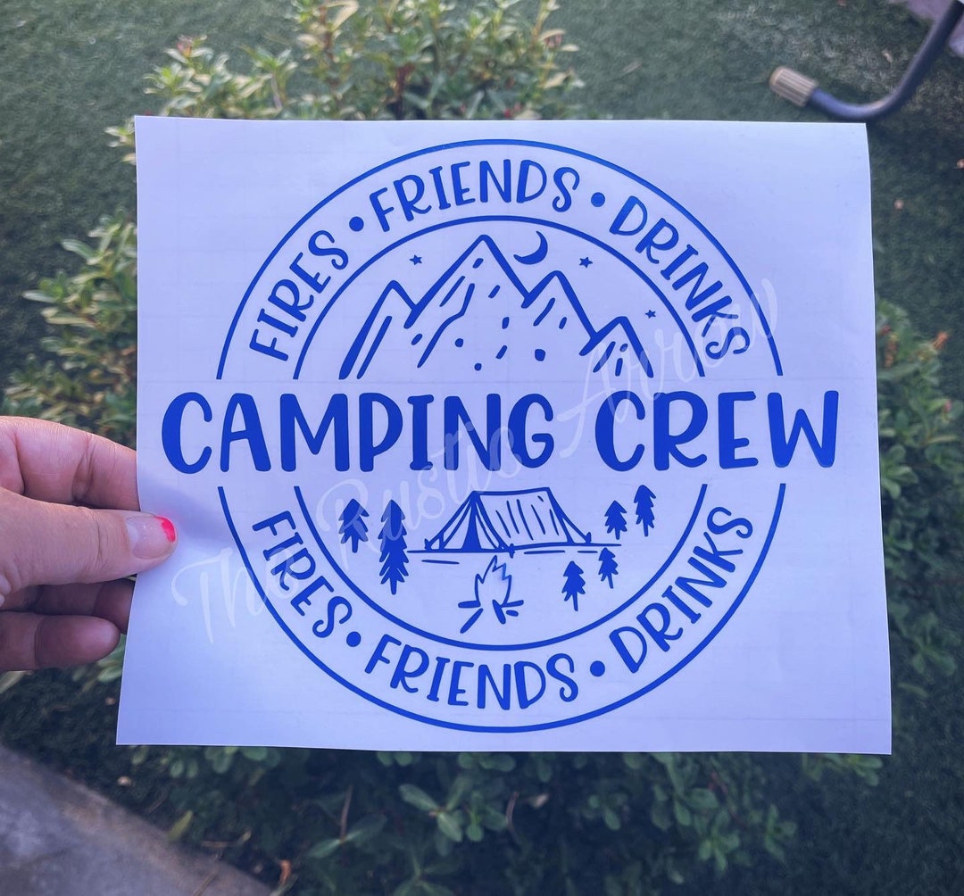 Camping Crew Decal - Etsy