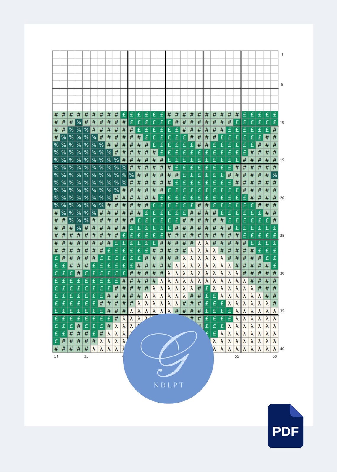 Maldon Sea Salt Needlepoint & Cross Stitch PDF Pattern / Design Guide ...
