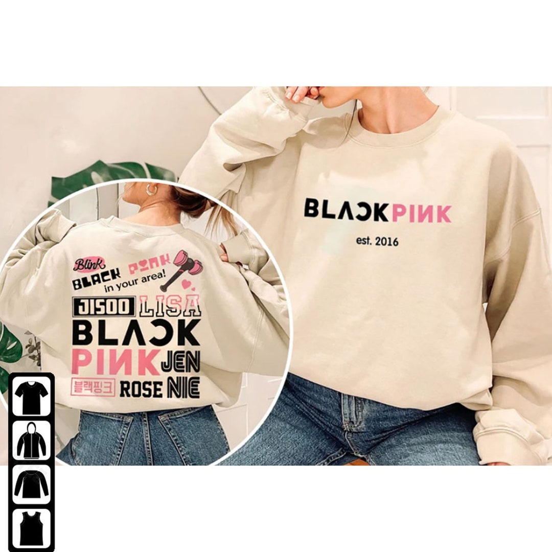 Blackpink Born Pink Shirt Pink Venom World Tour Merch Etsy De
