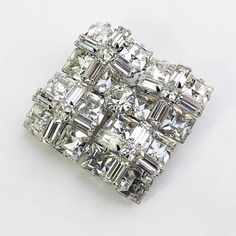 Square Brooch - Etsy