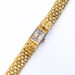 1950s Gold Rhinestone Ladies Watch | 50s Gold Serpentine Rhinestone ...