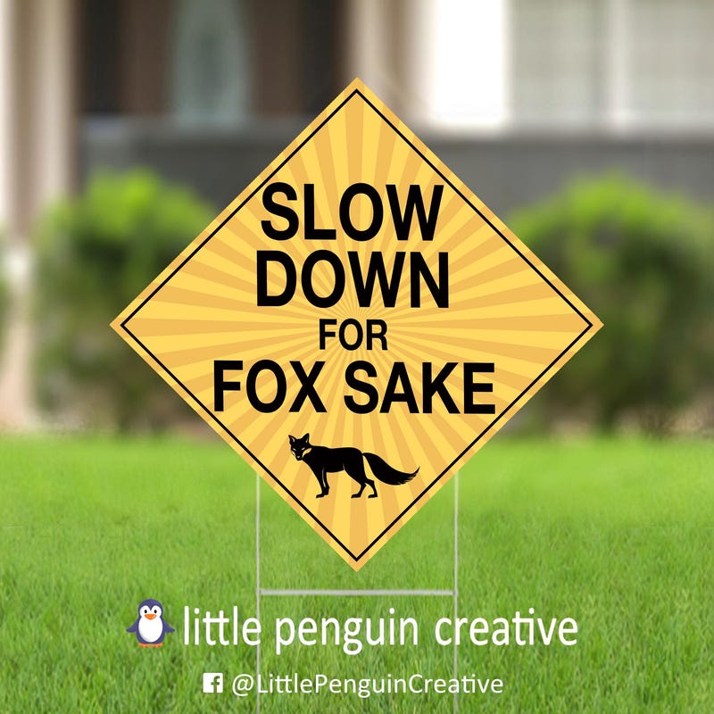 Fox Yard Art - Etsy