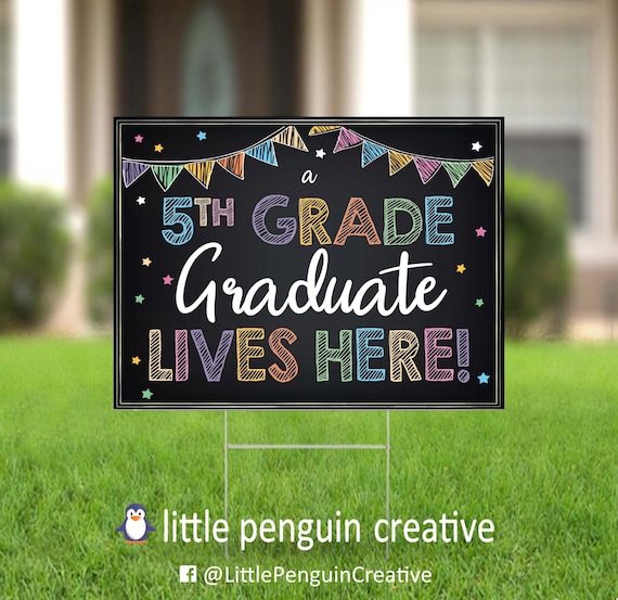 5th Grade Graduation Signs Graduation Luau Simply Sprout