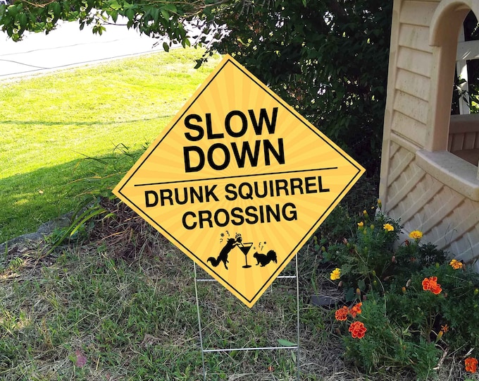 Double-sided traffic School is Boring 23x23 Yard Sign - Etsy
