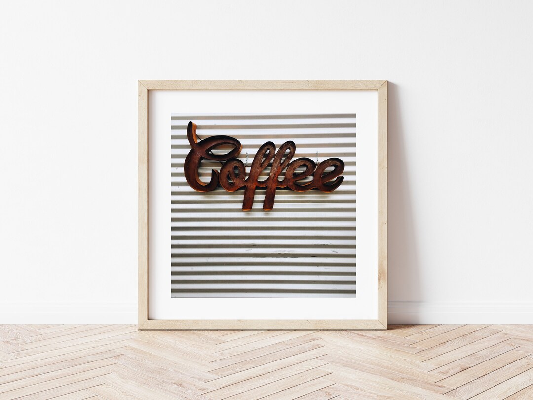 Coffee Sign Photography Print, Coffee Wall Art, Coffee Print, [coffee ...