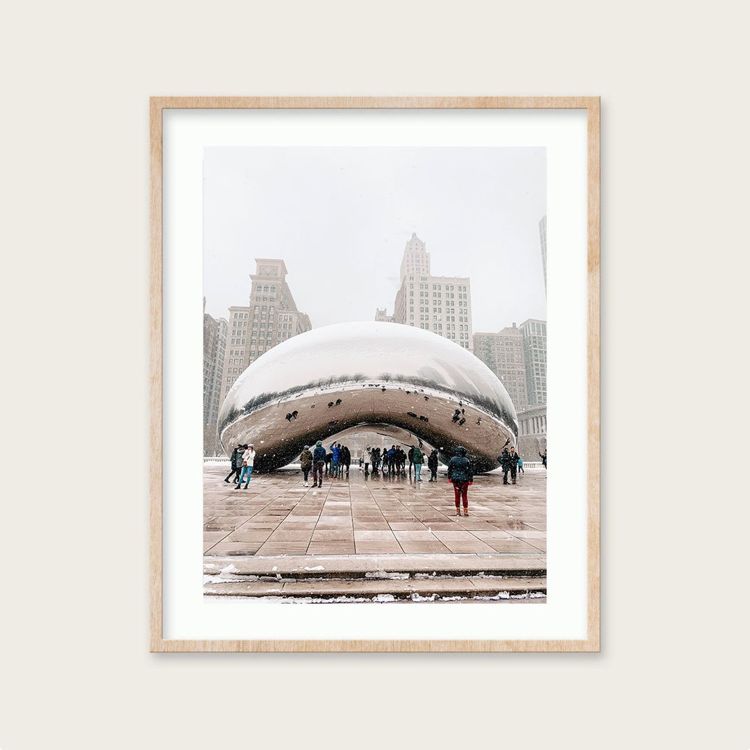 Chicago Bean Photography Print, Wall Art, Chicago Print, Chicago Bean ...