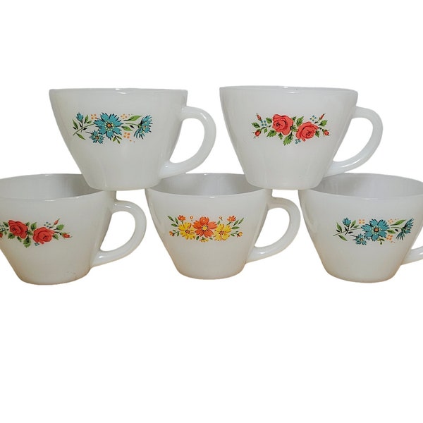 Fire King Tea Cups - Etsy