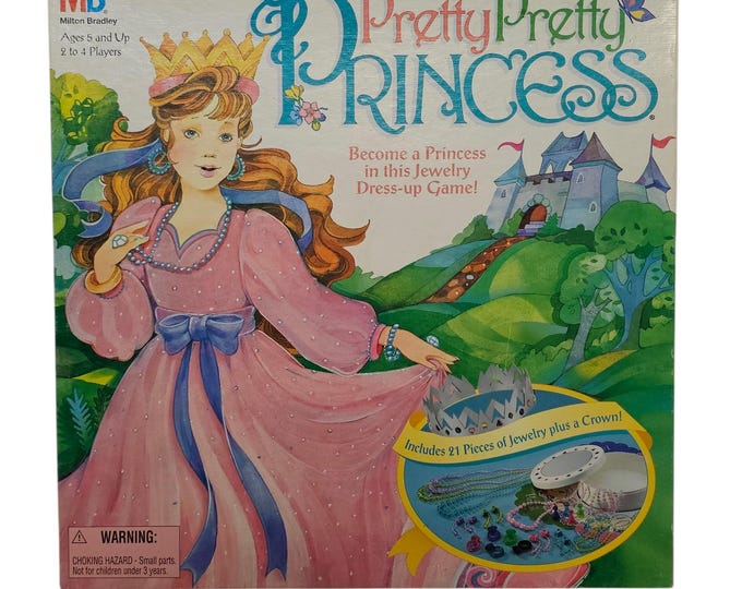 Vintage 1995 Pretty Pretty Princess Game 100% Complete - Etsy