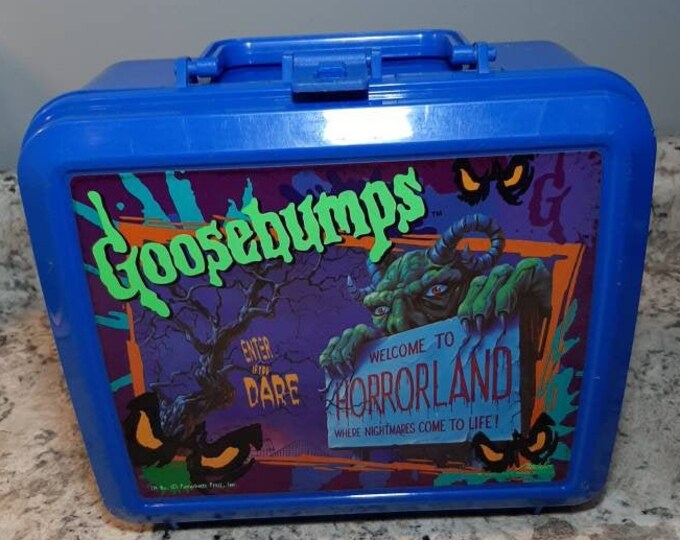 Retro 1995 RARE Goosebumps Lunchbox - Etsy