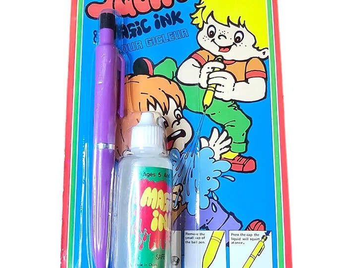Vintage Squirt Pen & Magic Ink Prank Set - Etsy