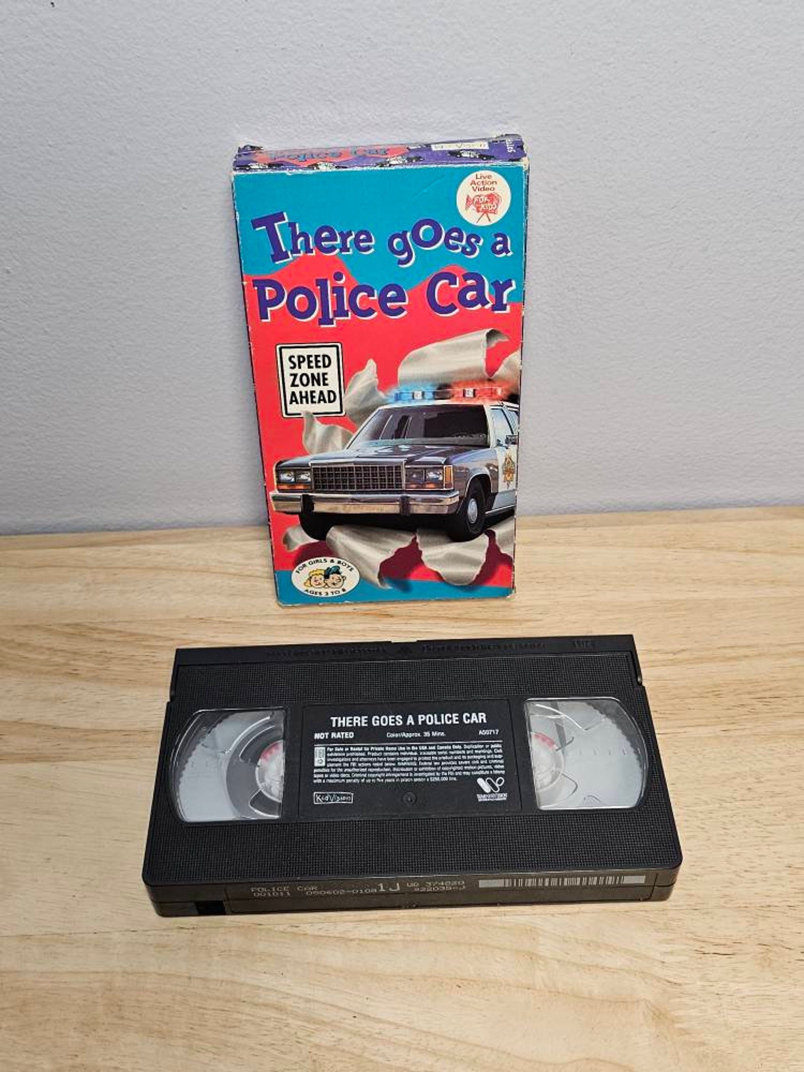 Vintage 90's Kid Vision Real Wheels There Goes A... VHS Tape Lot of 5 ...