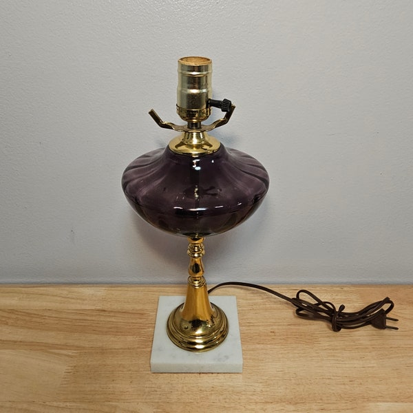 Purple Lamp Base - Etsy