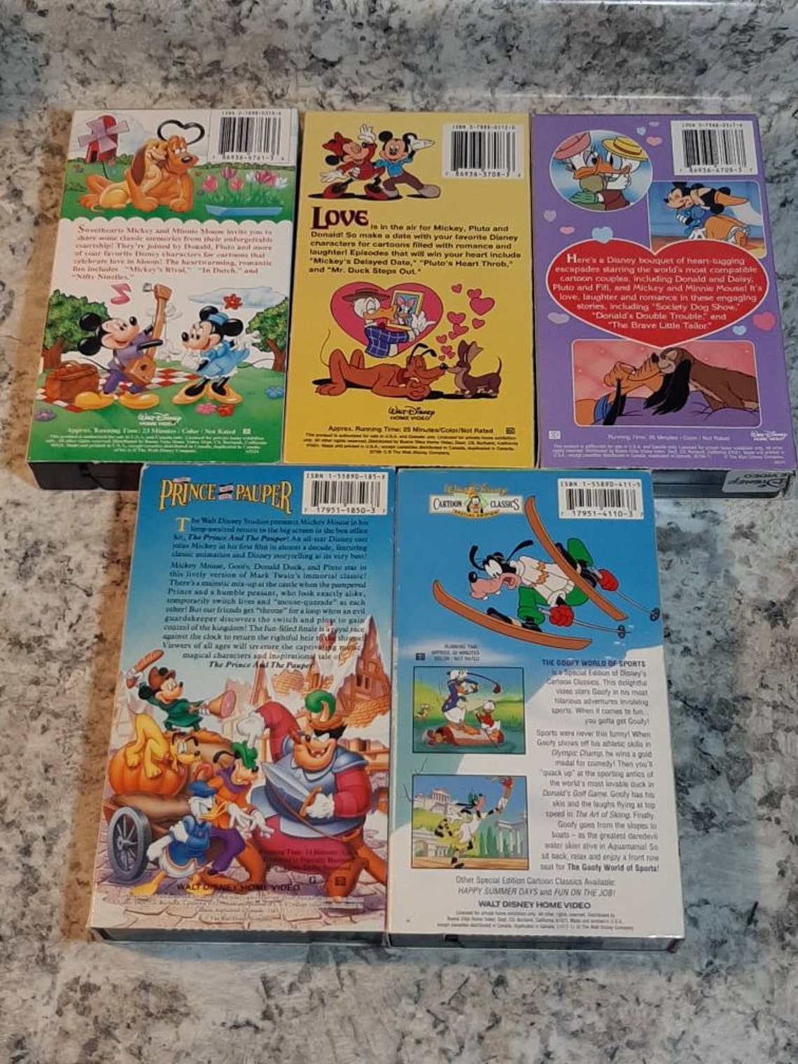 Vintage Disney Mickey Mouse & Minnie Mouse VHS | Etsy