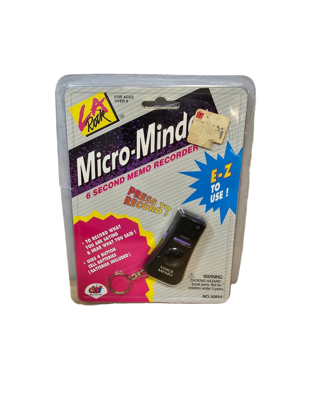 Vintage 1995 LA Rock Micro Minder 6 Second Memo Recorder - Etsy