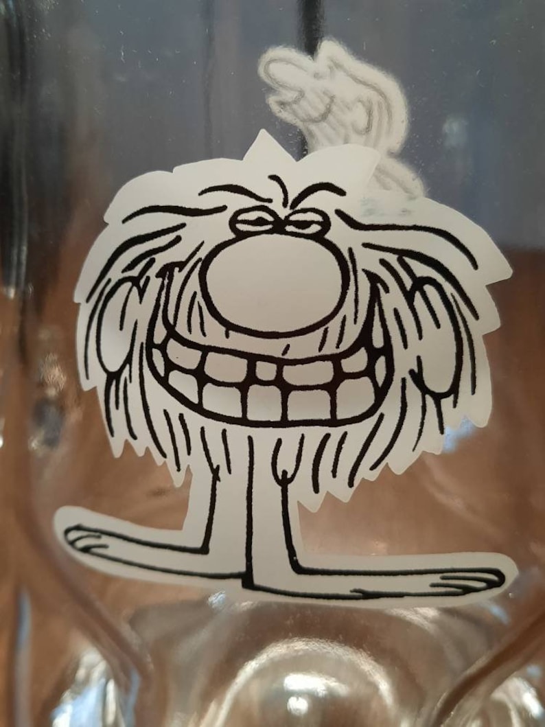 Vintage BC Comics Johnny Hart Glass Pitcher - Etsy