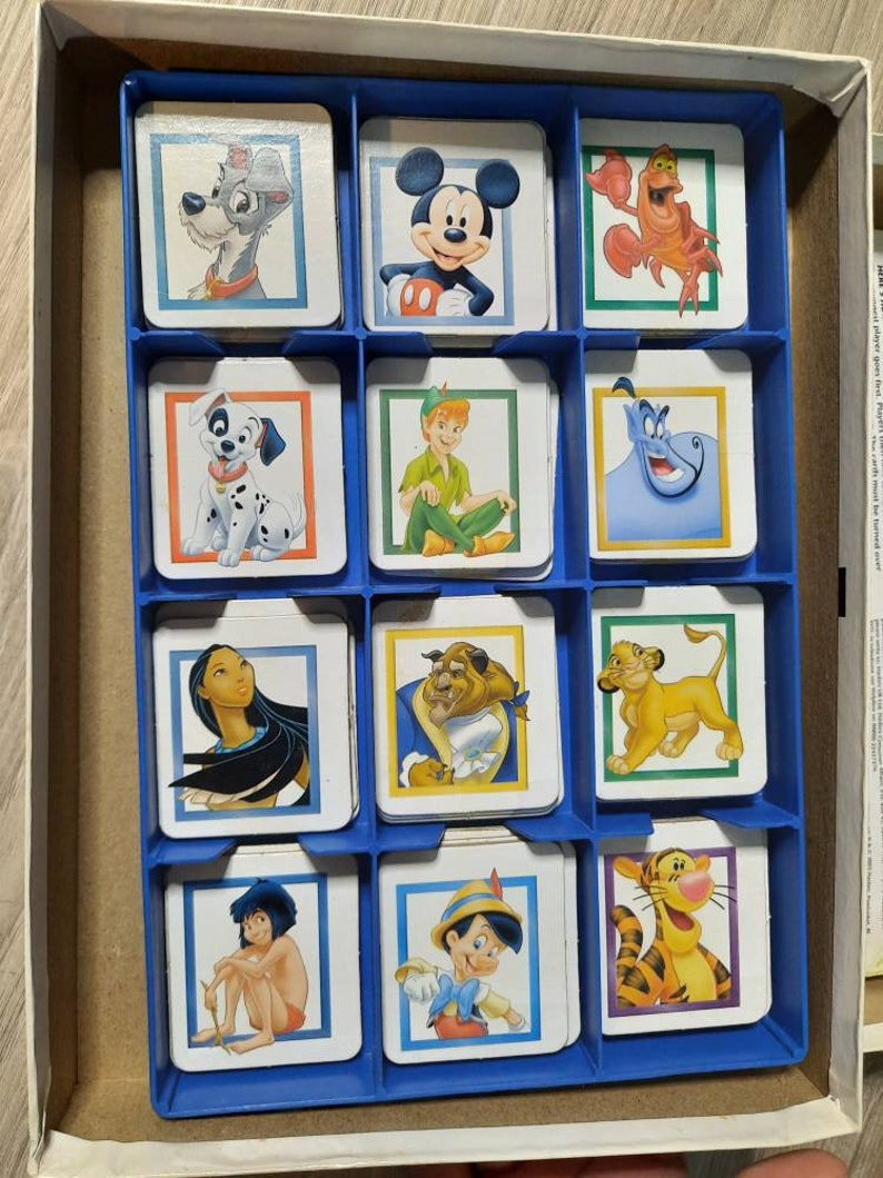 Milton Bradley Disney Memory Game | Etsy