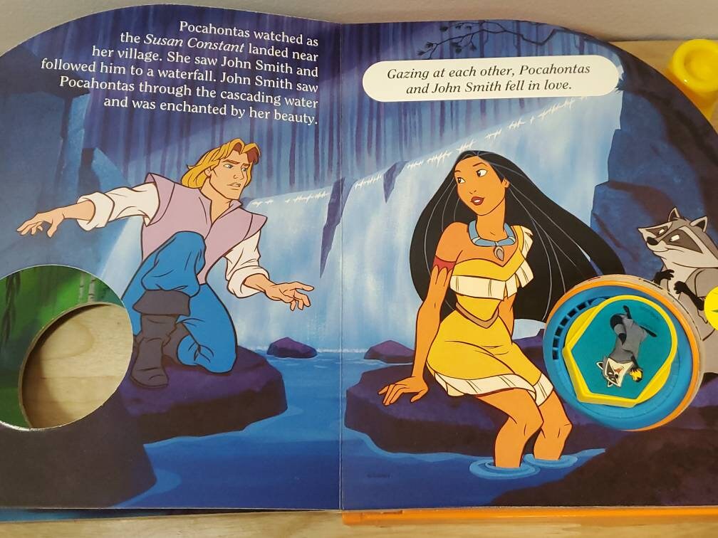 Vintage Disney Pocahontas See 'N Say Storybook - Etsy Canada