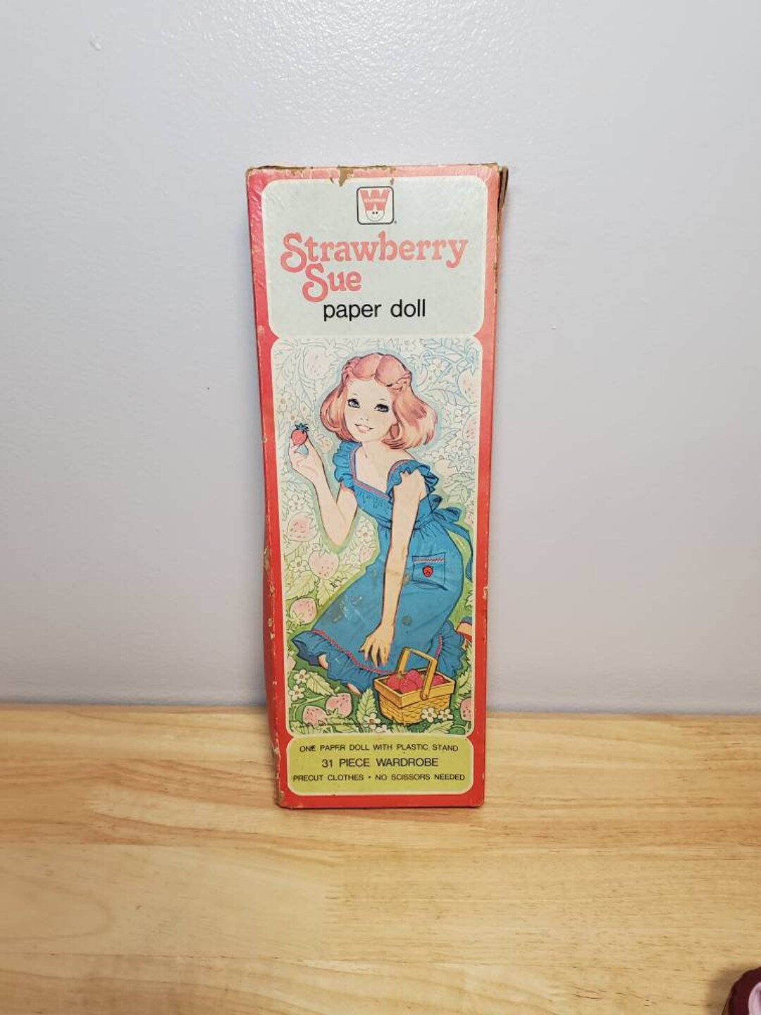 Vintage 1979 Strawberry Sue Paper Doll - Etsy