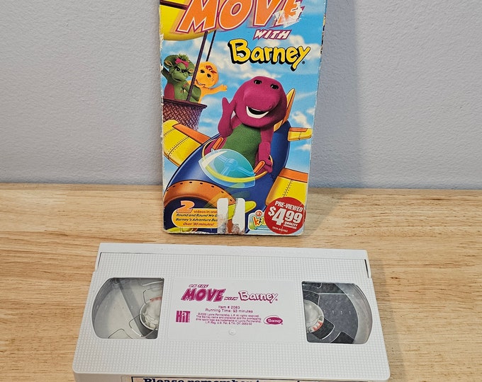 2002 Barney on the Move VHS Tape - Etsy