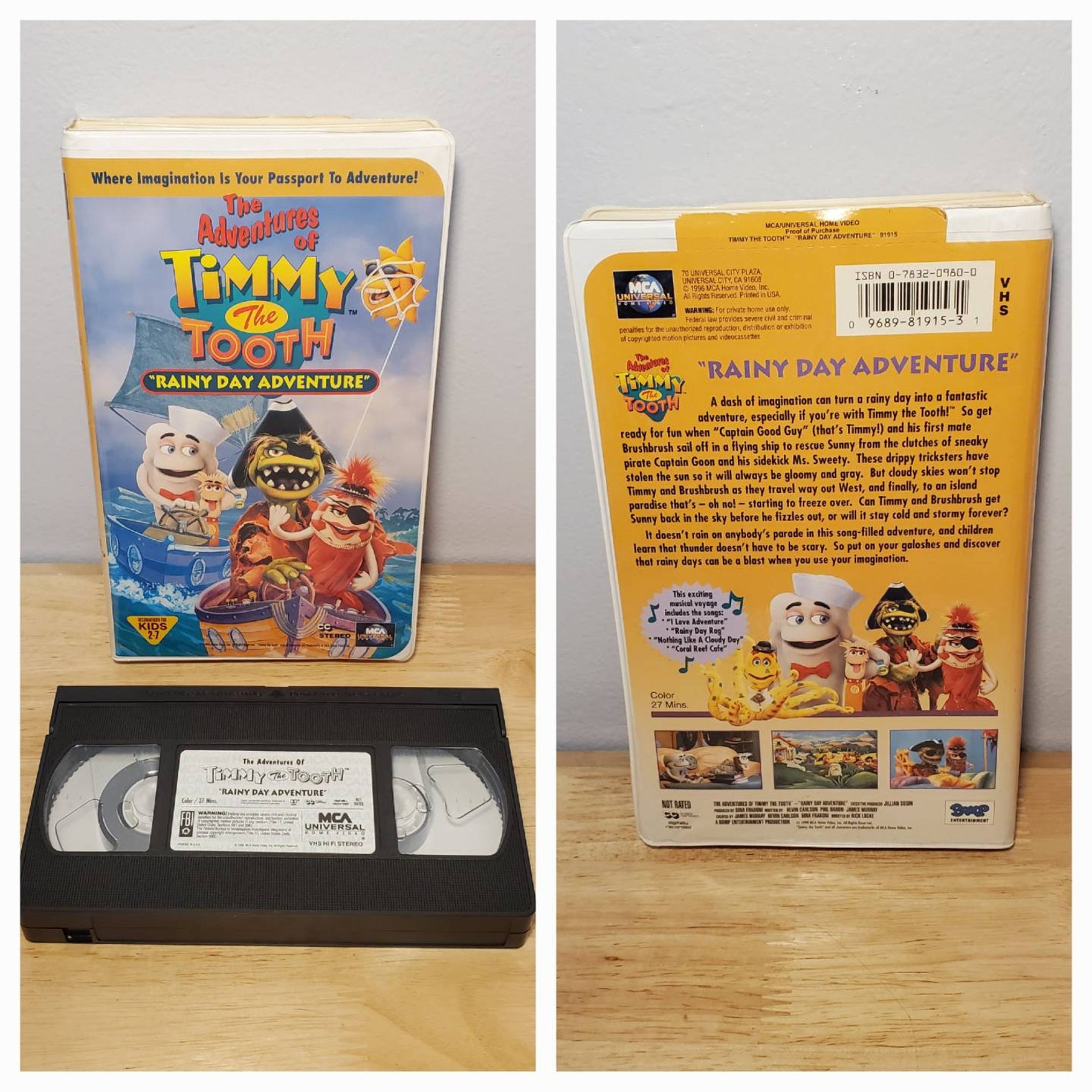 Vintage Timmy the Tooth VHS Lot - Etsy