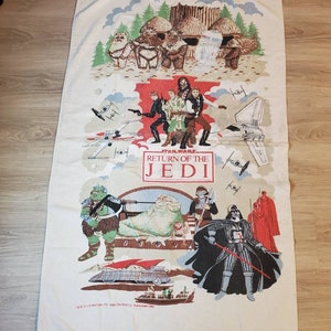 Vintage 1983 Star Wars Return of the Jedi Beach Towel - Etsy