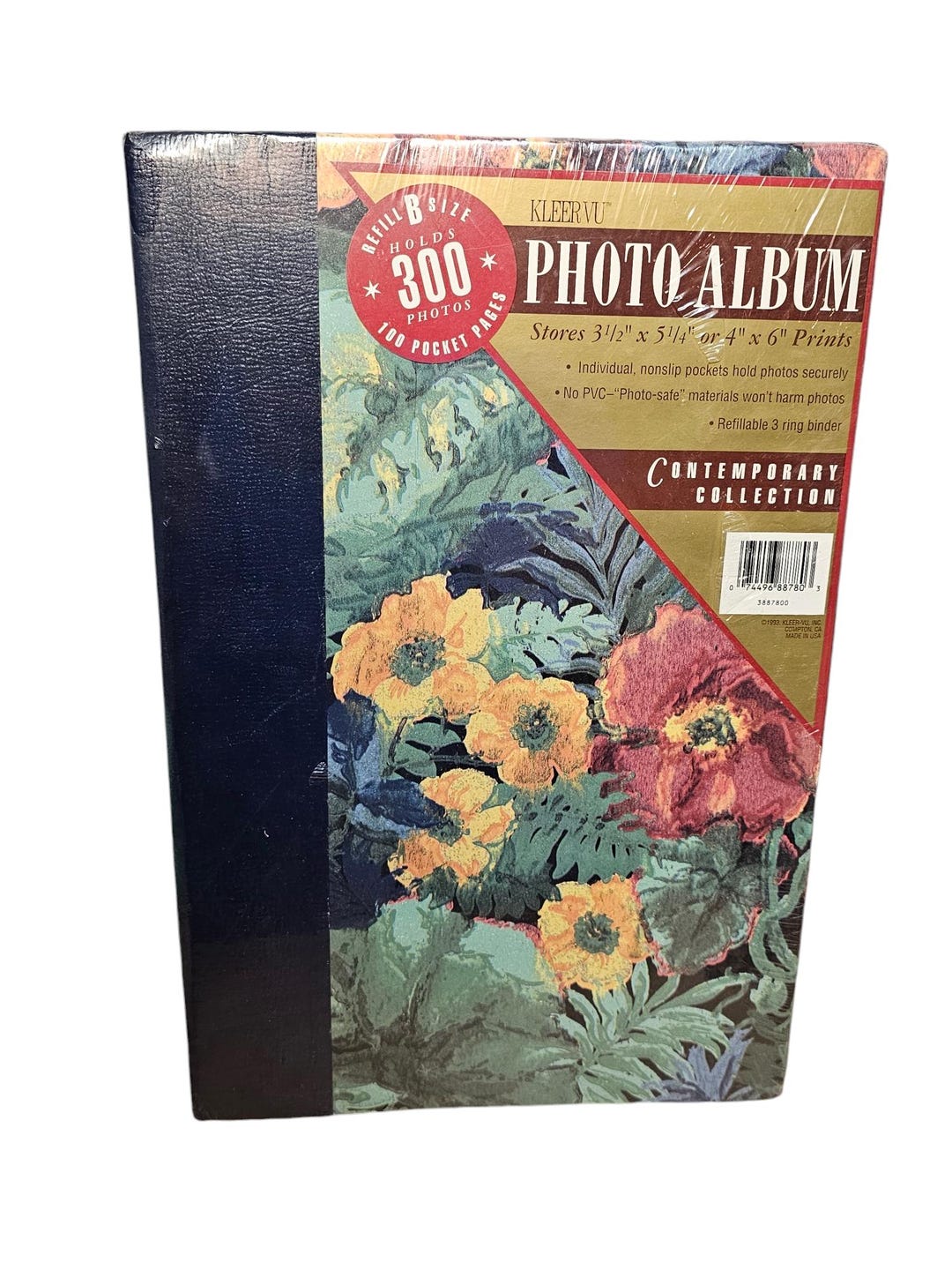 Vintage 1993 Kleer-vu Floral Photo Album - Etsy