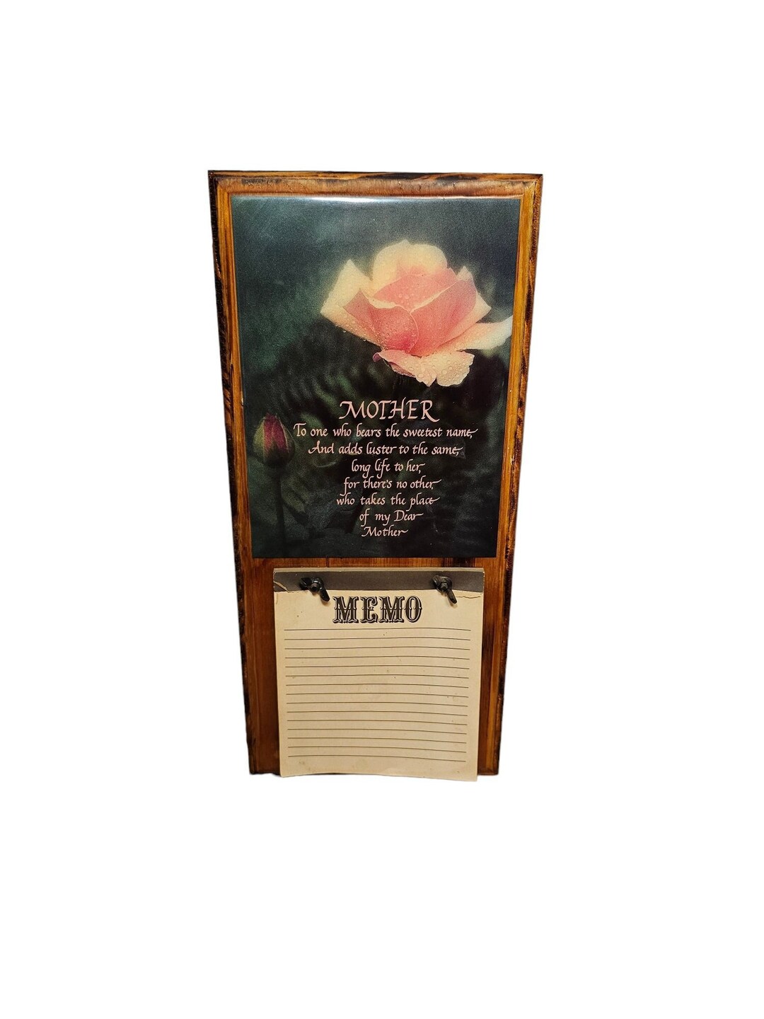 Vintage Mother Wooden Memo Board - Etsy