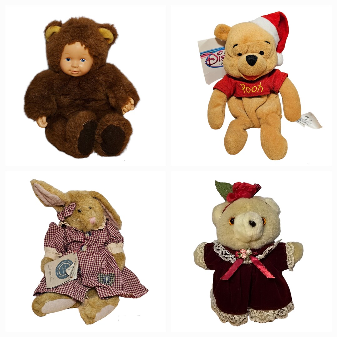 Vintage Stuffed Animals & Plushies - Etsy