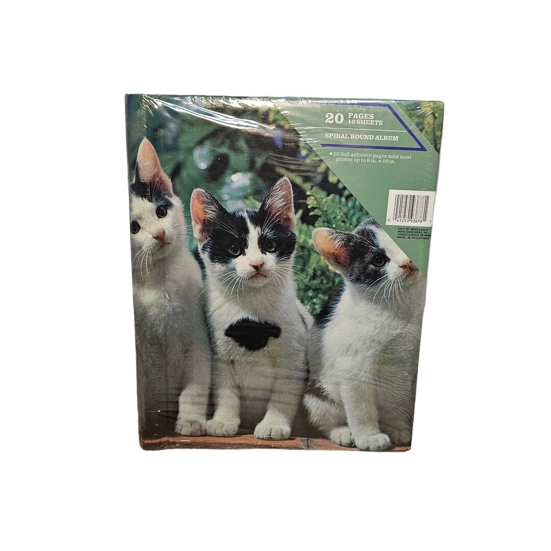 Vintage 70's Kittens Spiral Bound Photo Album - Etsy